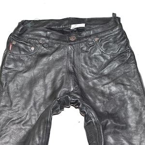 Vintage Black Genuine Leather ROCKY Biker Motorcycle Rocker - Etsy