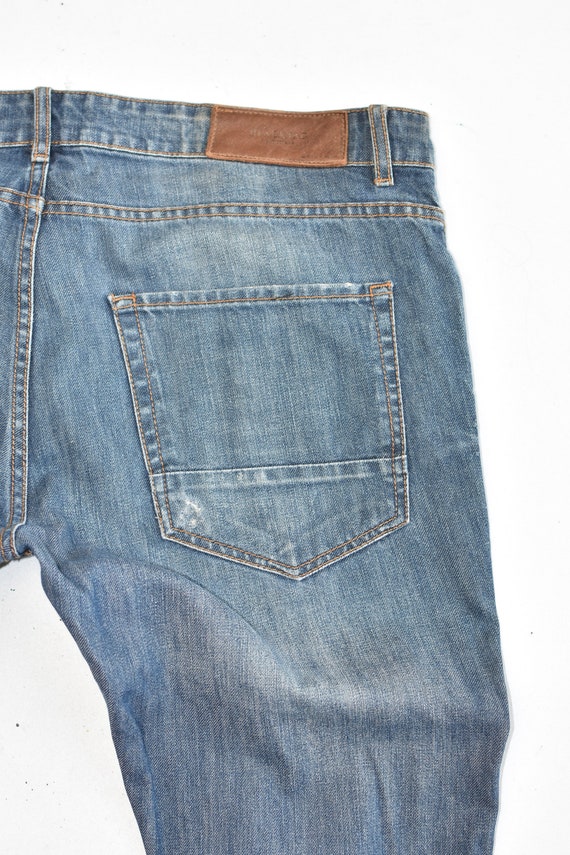 ZARA Men's Denim Slim Faded Ripped Casual Blue Jeans … - Gem