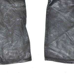 Vintage Black Genuine Leather ROCKY Biker Motorcycle Rocker - Etsy