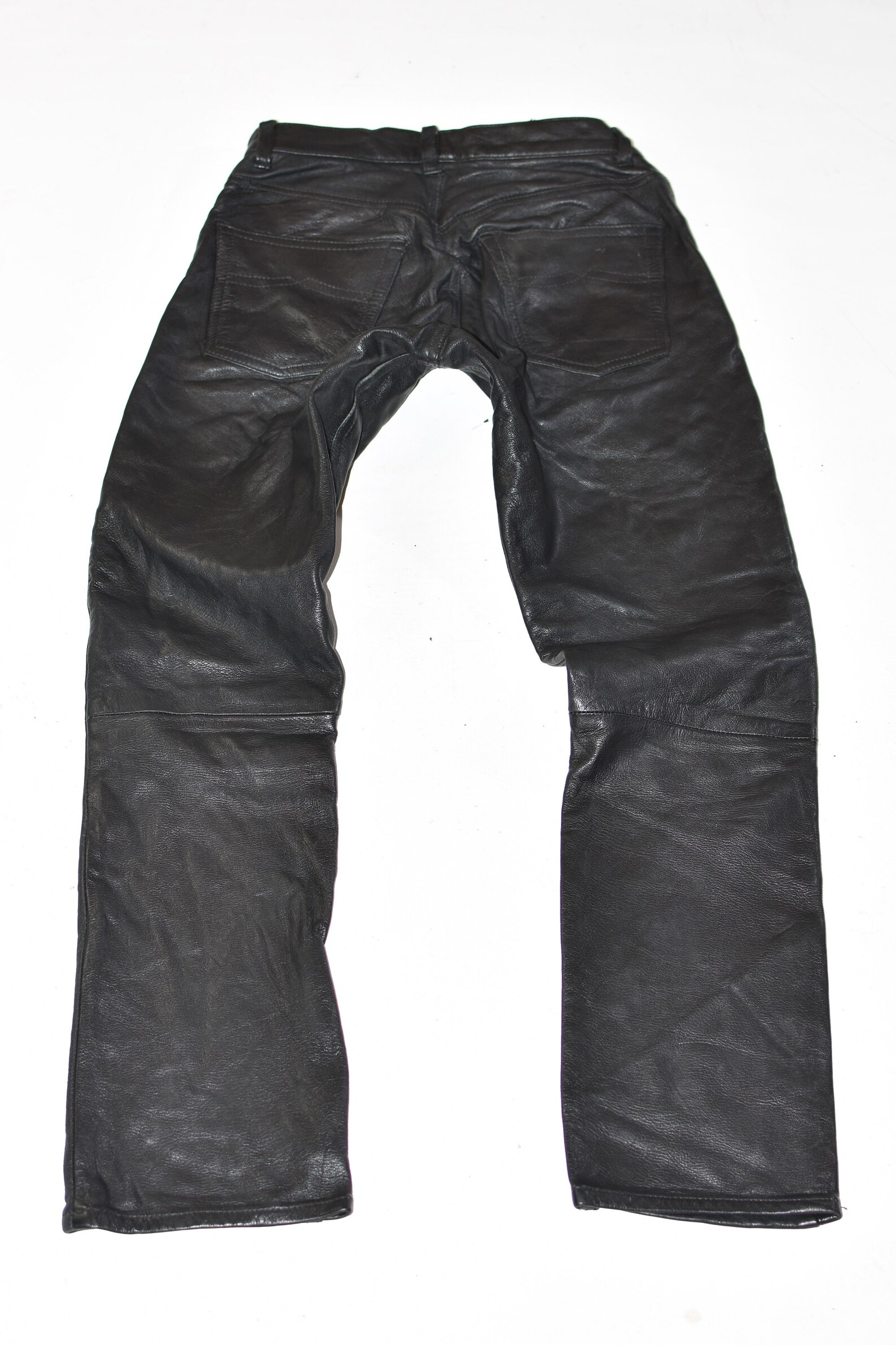 Vintage Black Genuine Leather ROCKY Biker Motorcycle Rocker - Etsy