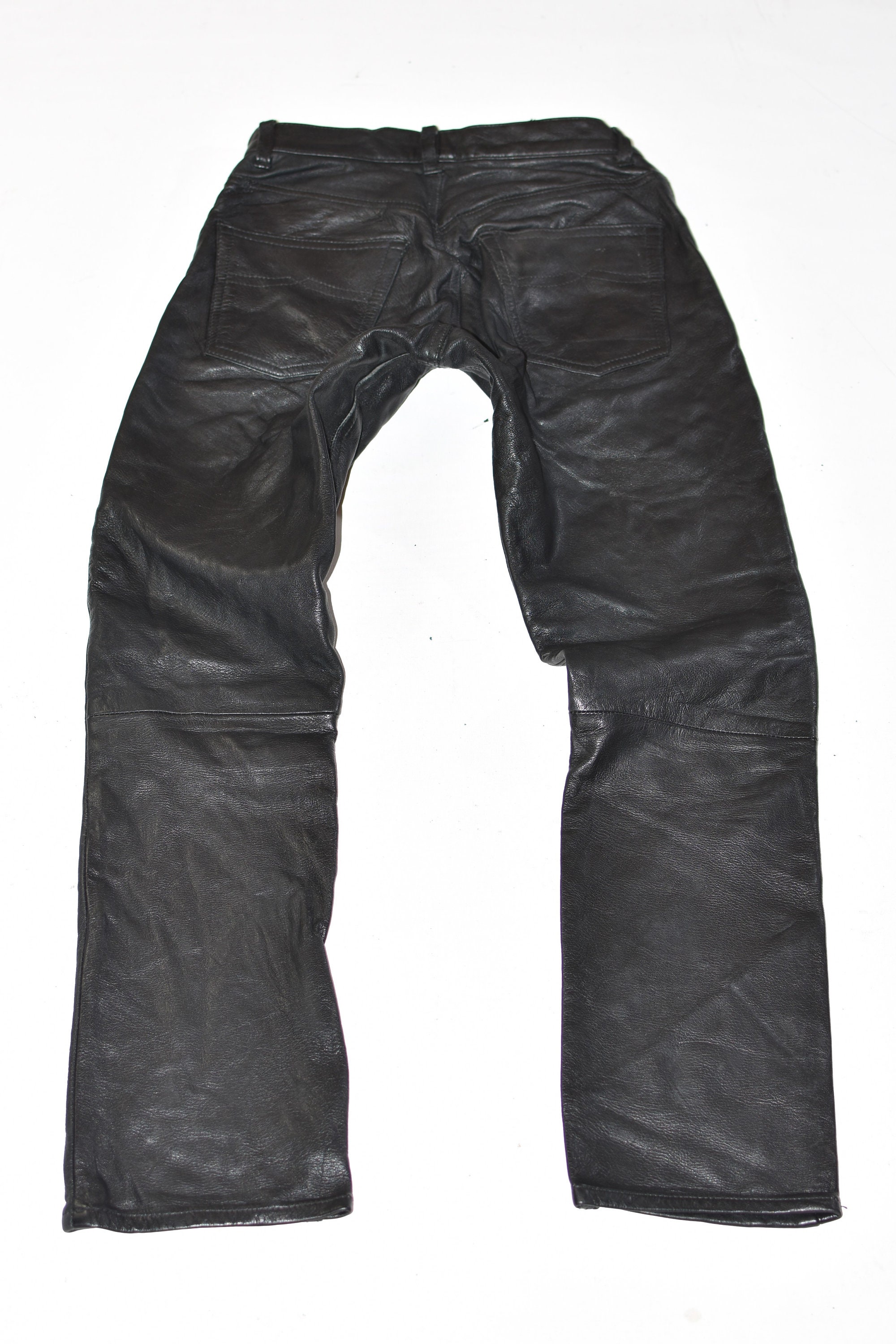 Vintage Black Genuine Leather ROCKY Biker Motorcycle Rocker - Etsy