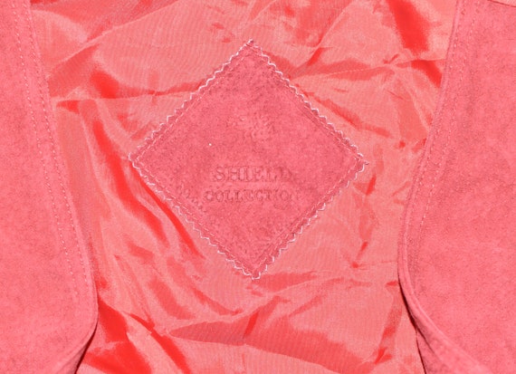 Vintage Red Real Leather SHIELD COLLECTION Western Bi… - Gem