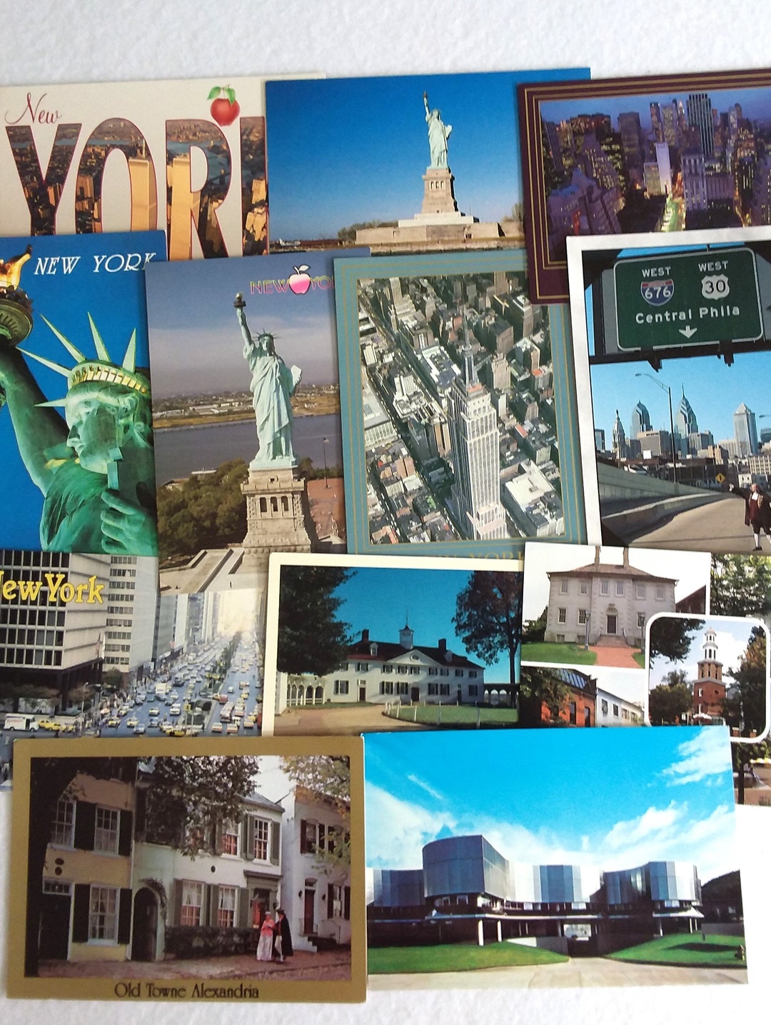 Postcards, 12 New York, USA, Postcards, Images Around the Big Apple ...