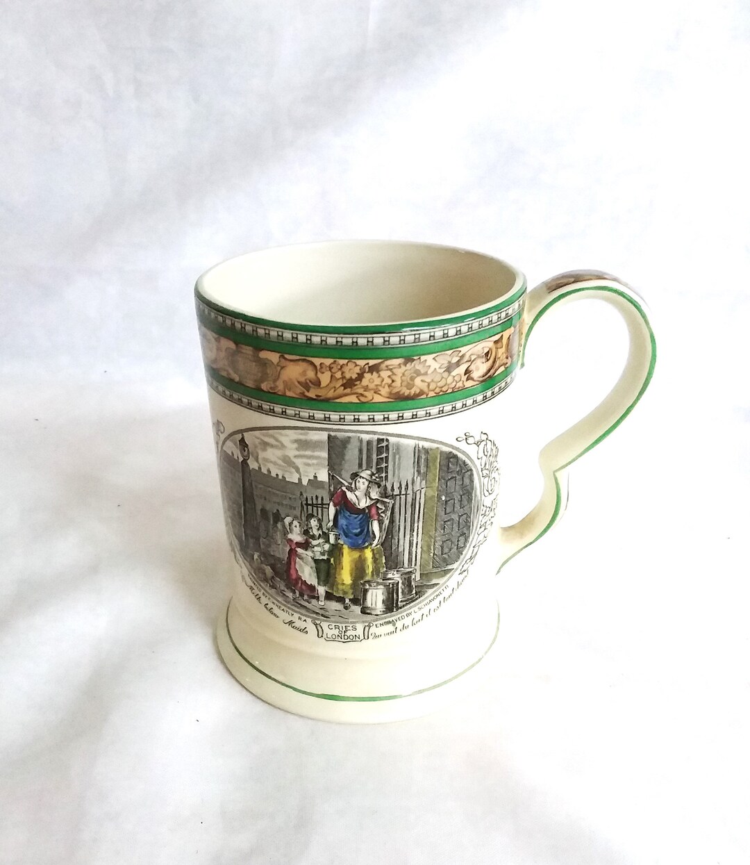 Adams, Cries of London, Beer Mug, English Ironstone 1 Pint Decorated ...