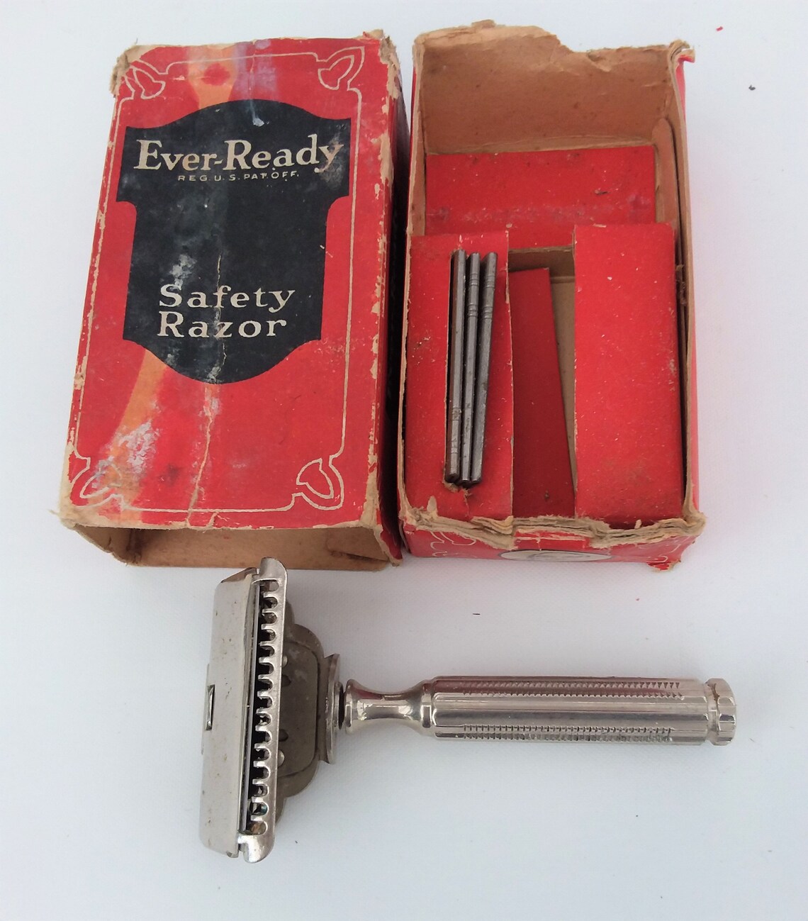 Vintage Razor1920s Ever Ready safety razor made in USA in | Etsy