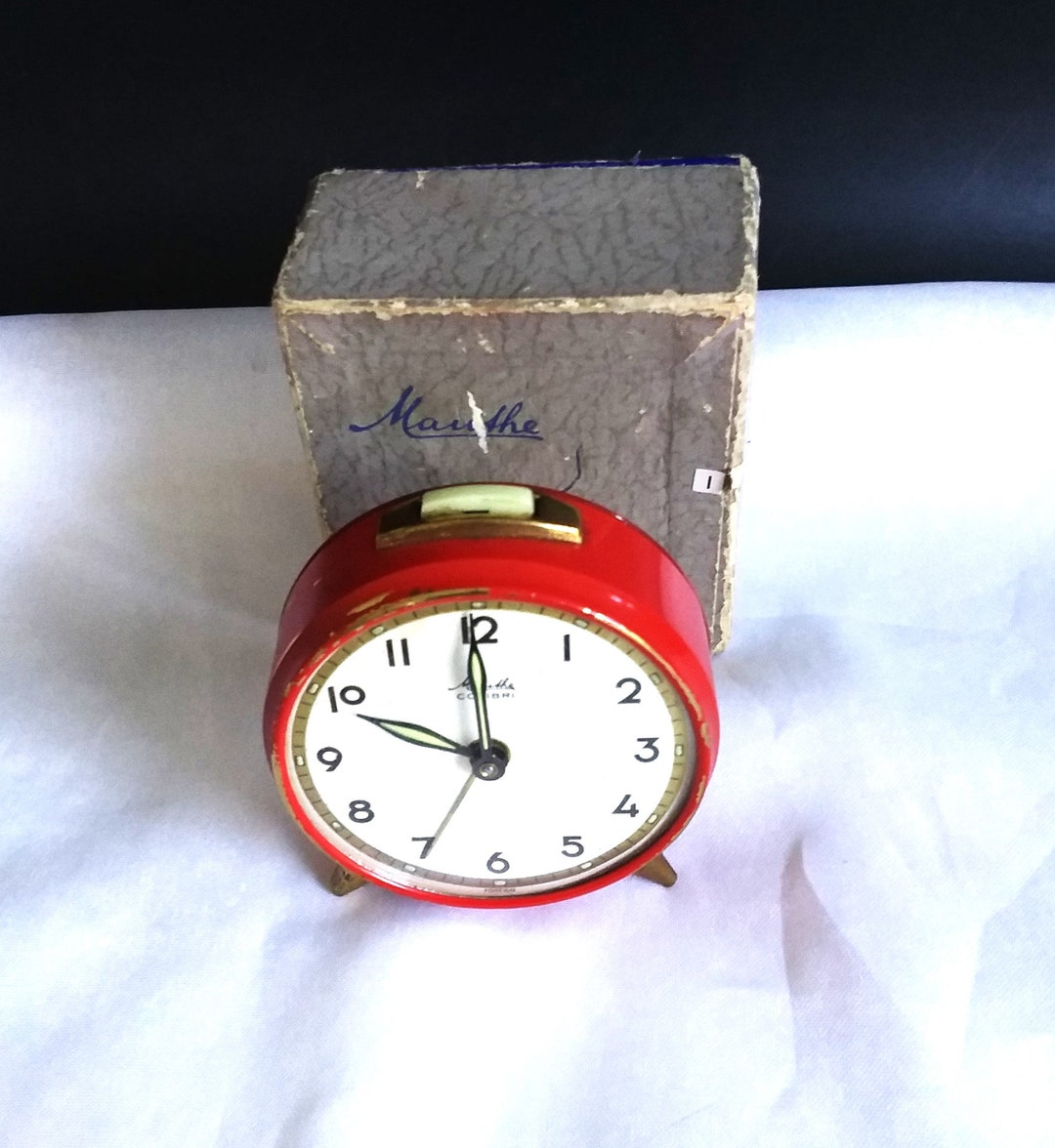Mauthe Clock, Colibri Alarm Clock, Working, 1930s to 1940s Wind up ...