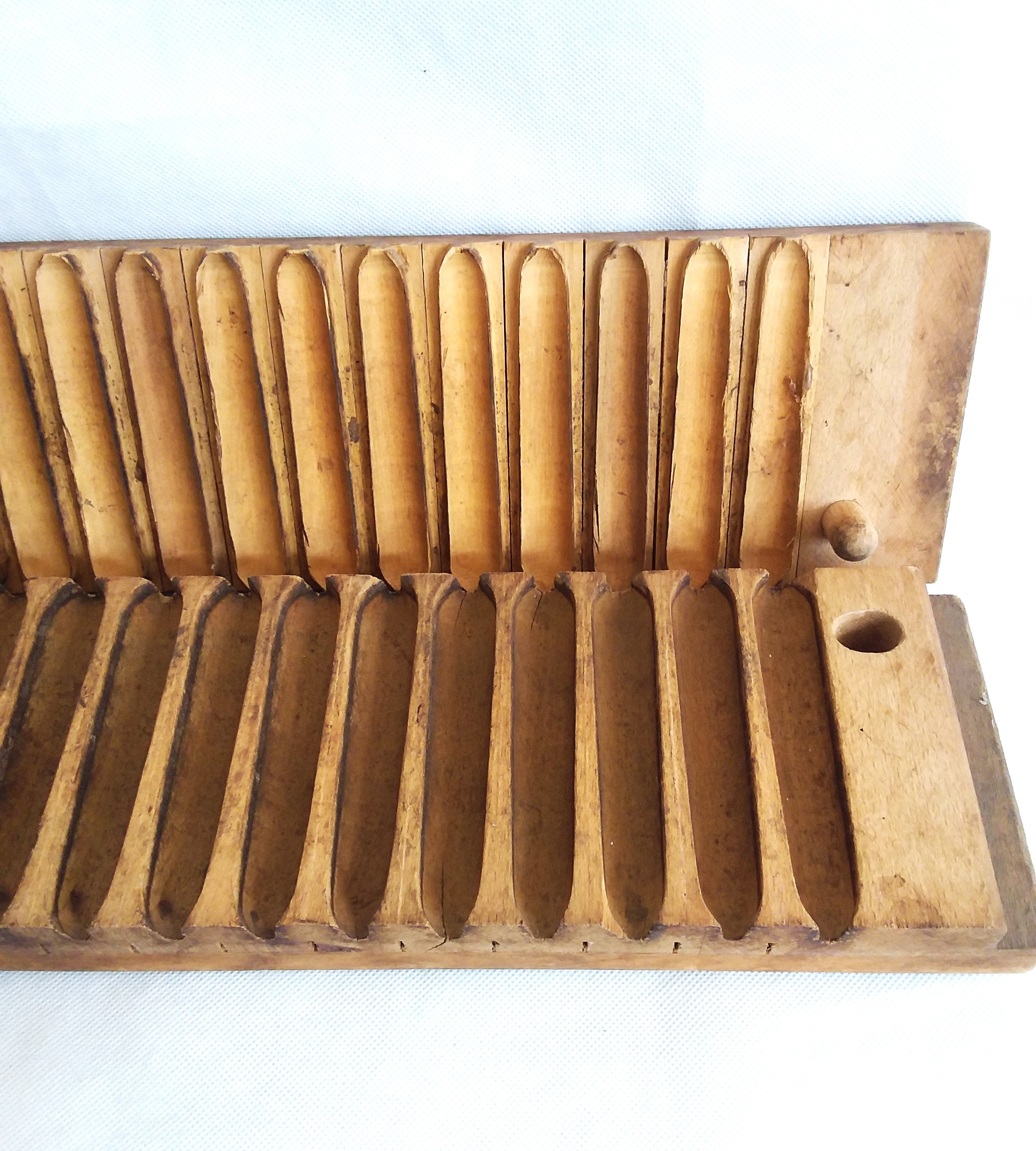 Cigar Press, Large Wooden 20 Section Cigar Mold, Wooden Press, L ...