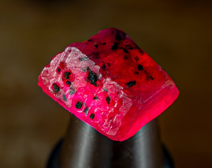 Natural Ruby Crystal From Myanmar, Untreated - 27.6ct - 5.52g - Etsy