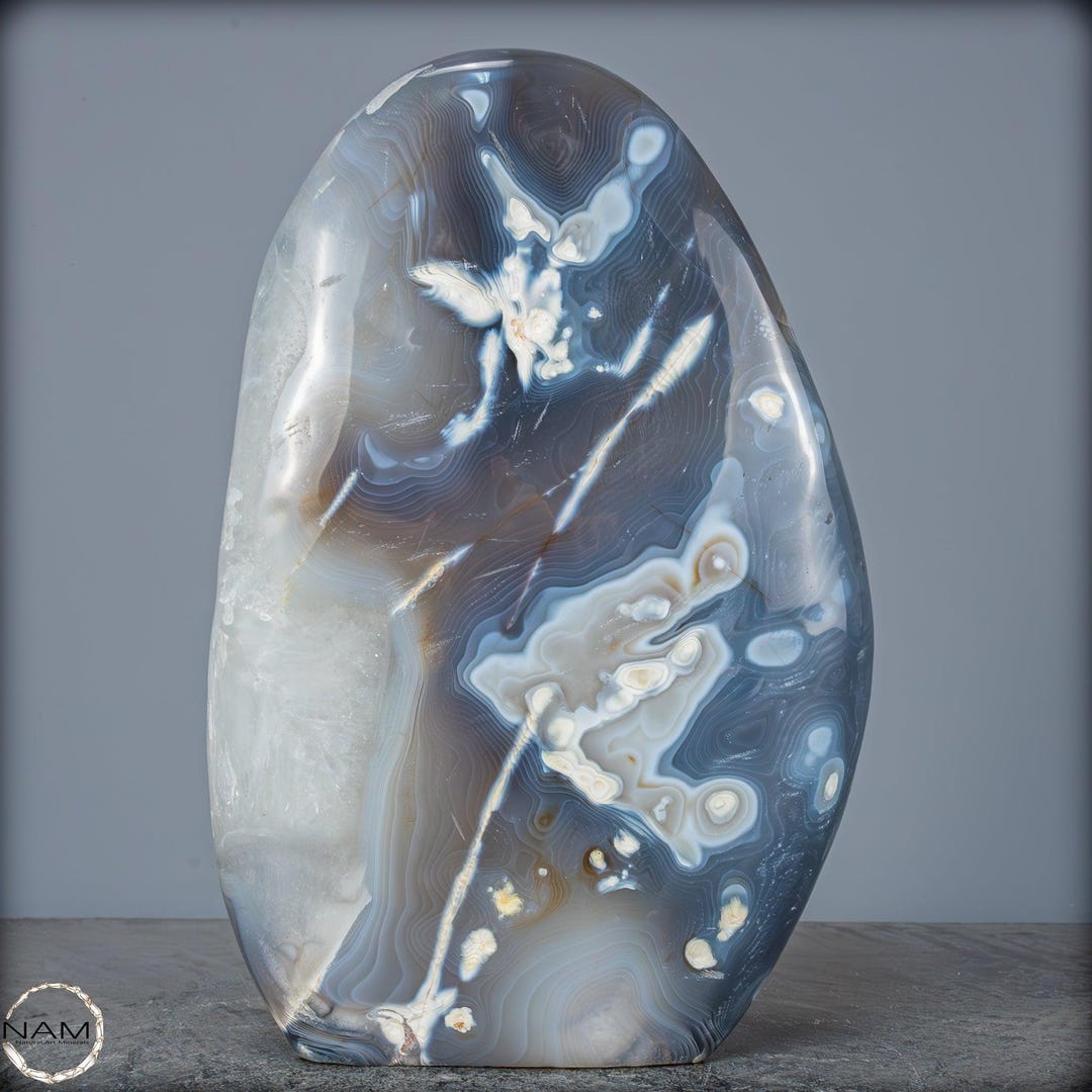 Natural Orca Agate Crystal Freeform From Brazil 3972.14g - Etsy