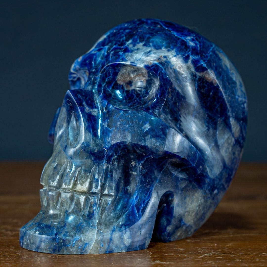 Large Natural Trolleite Crystal Skull From Brazil 1565.41g - Etsy