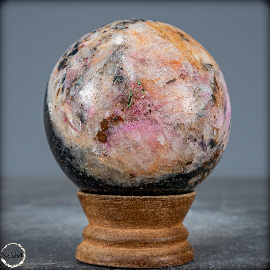Rare, Natural Cobalt Calcite Crystal Ball - 439.18g - 65 Mm - Etsy