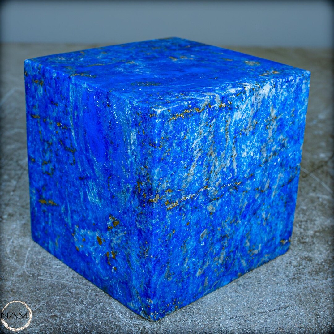 Rare Natural Lapis Lazuli Crystal Cube 1291.11g - Etsy