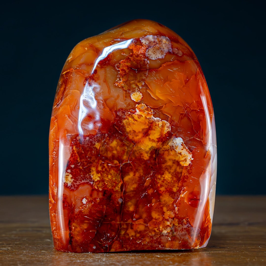 Natural Red Carnelian Crystal Freeform - 1718.81g - Etsy