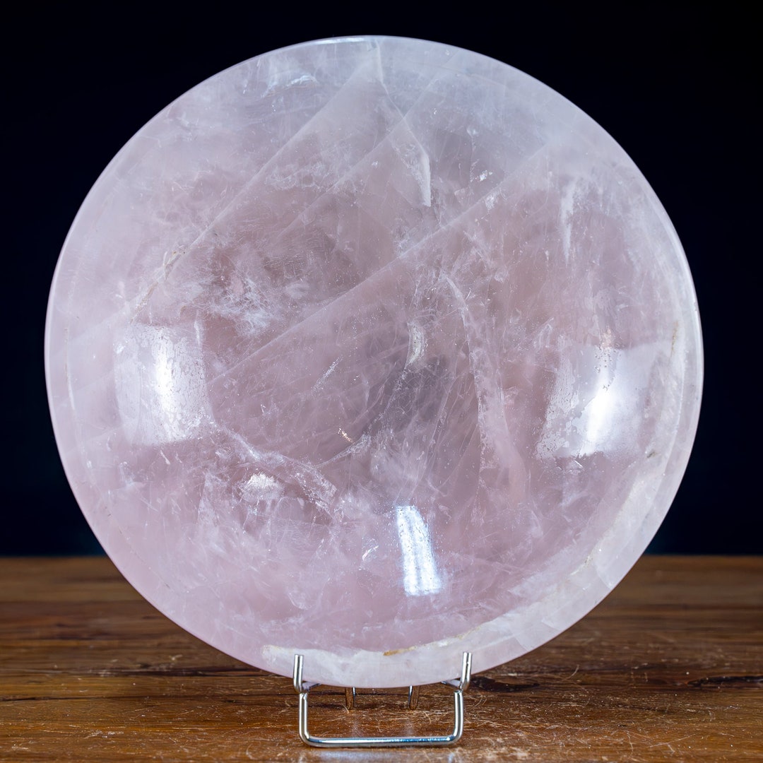 Natural Rose Quartz Bowl/bowl From Brazil 2714.22g - Etsy