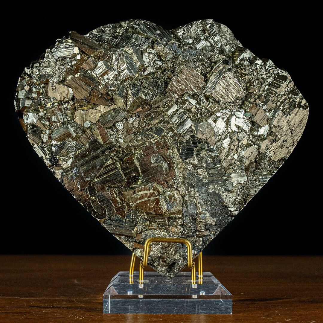 Natural Large Pyrite Crystal Heart Sculpture 5181.27g - Etsy