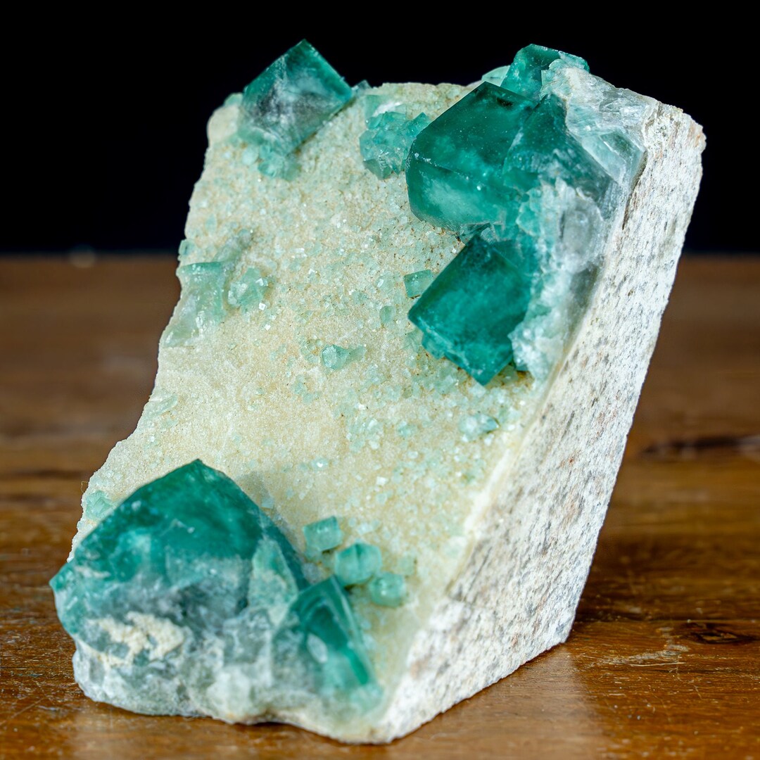 Natural Green Fluorite on Matrix - 542.29g - Etsy