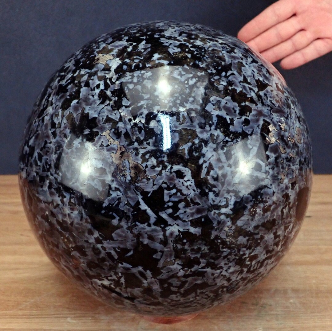 Very Large Merlinite (gabbro) Sphere - 22456.24g - 255 Mm - Etsy