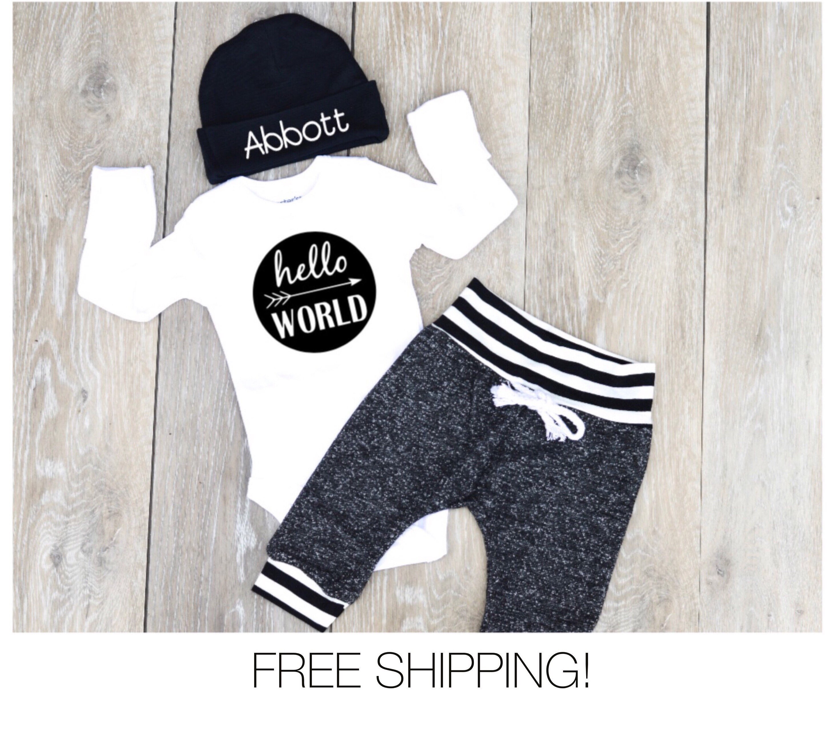 Baby Boy Clothes Baby Boy Gift Personalized Boy Outfit Newborn - Etsy