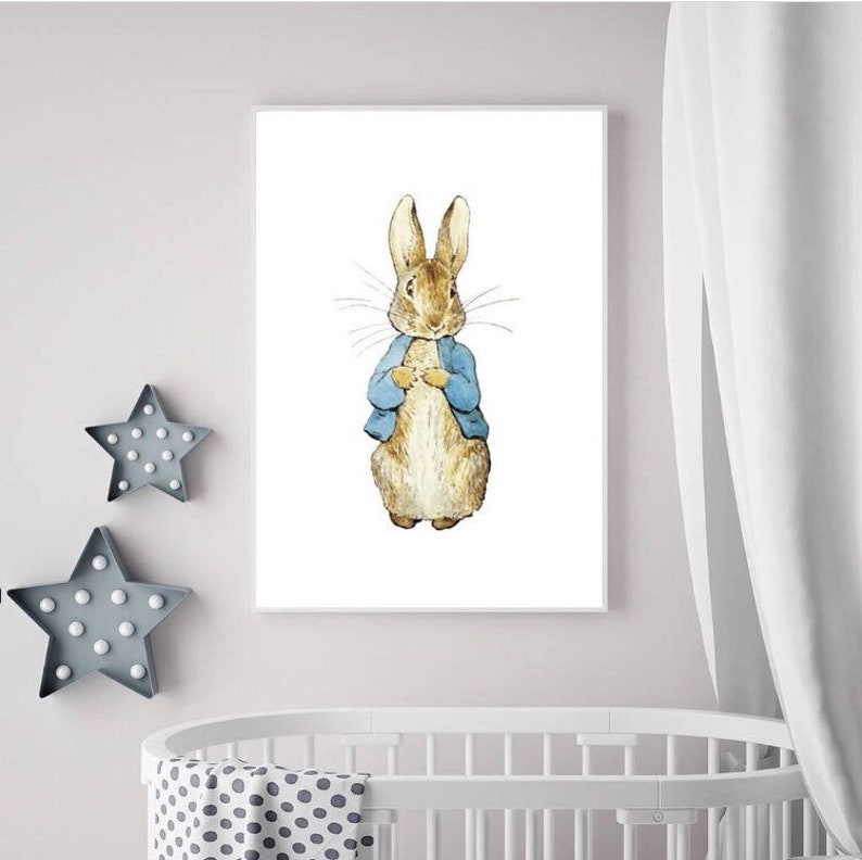 Peter Rabbit Print Peter Rabbit Art Nursery Decor Nursery Wall Art ...