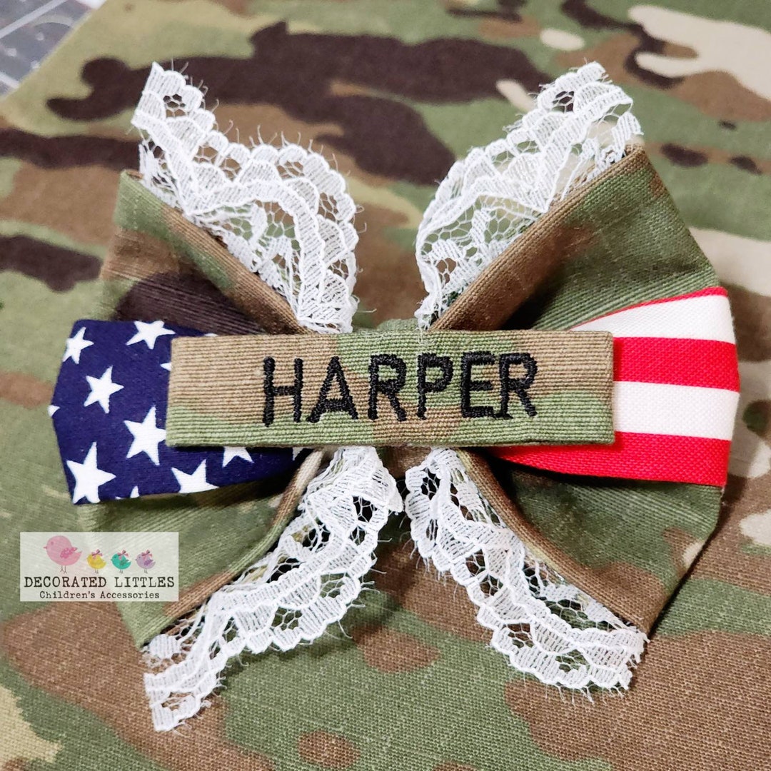 3.5 OCP Flag Nametape Bow - Etsy