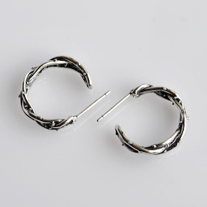 Goth Huggie Hoop Earrings. Small Unique Halloween Earrings. Sterling ...