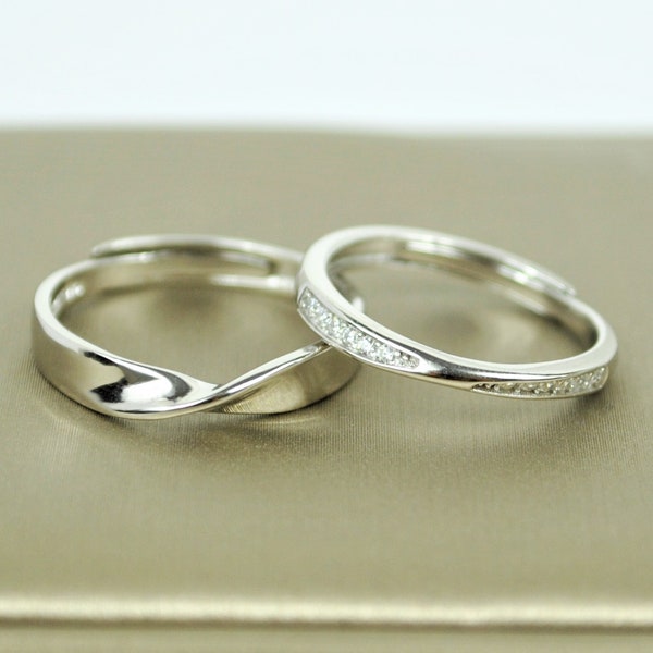 Couple Infinity Ring - Etsy