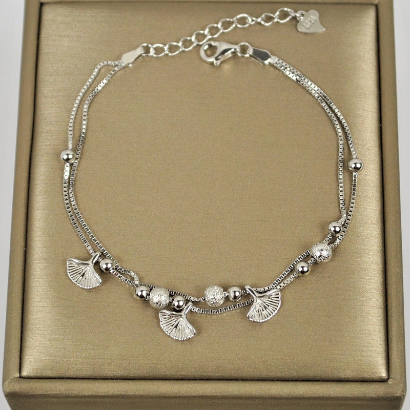 Ginkgo Bracelet, Ring - Etsy