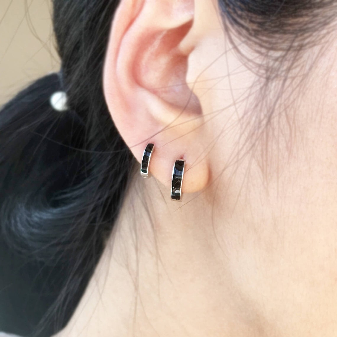 Small Huggie Hoop Earrings. Simple Mini Hoop Earrings. Dainty - Etsy