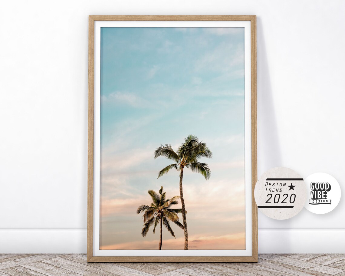Palm Tree Art Print Tropical Wall Art California Palm Tree - Etsy Canada