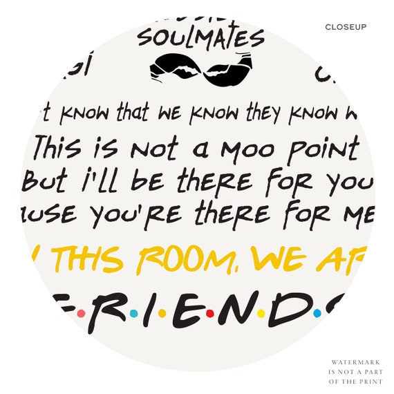 Quotes Friends Tv Show Posters Quotesgram