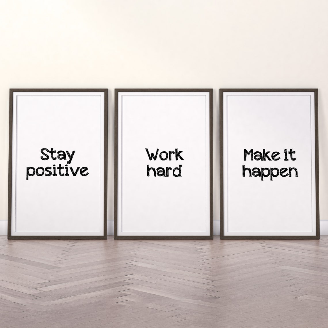 Motivational Quote Art Prints, Home Office Decor, Set of 3 - Etsy