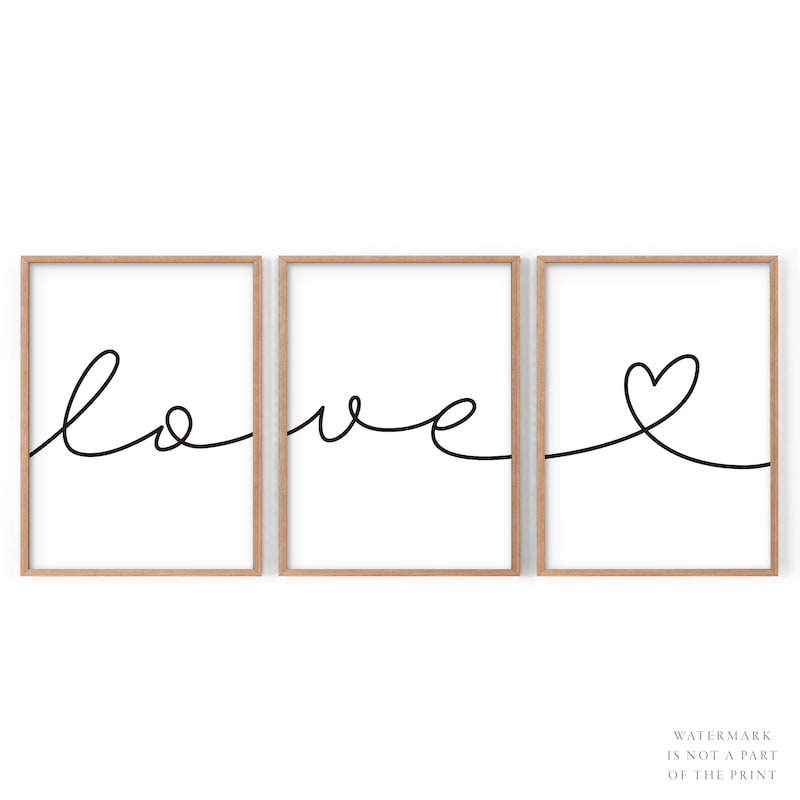 Love Print - Etsy
