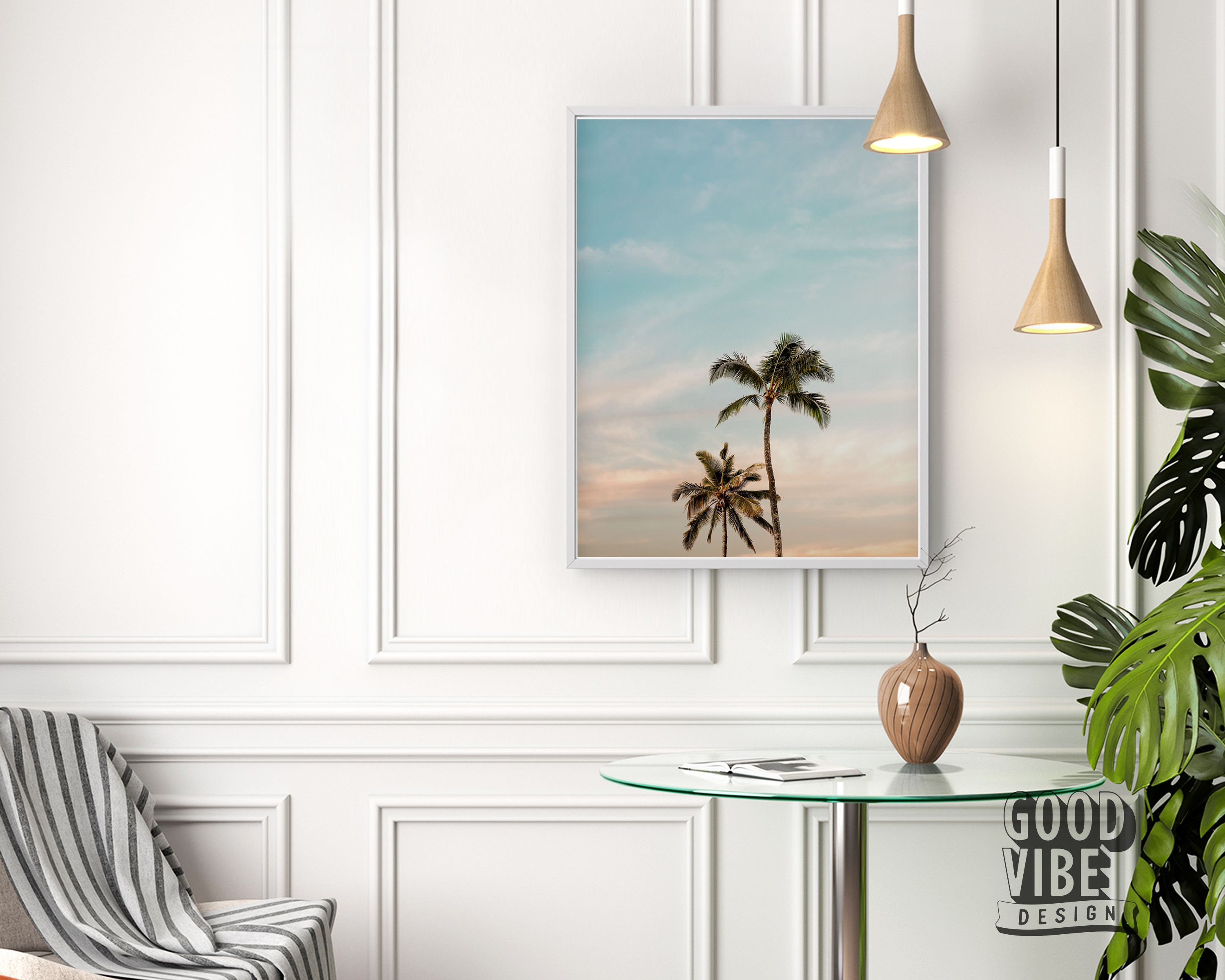 Palm Tree Art Print Tropical Wall Art California Palm Tree - Etsy Canada