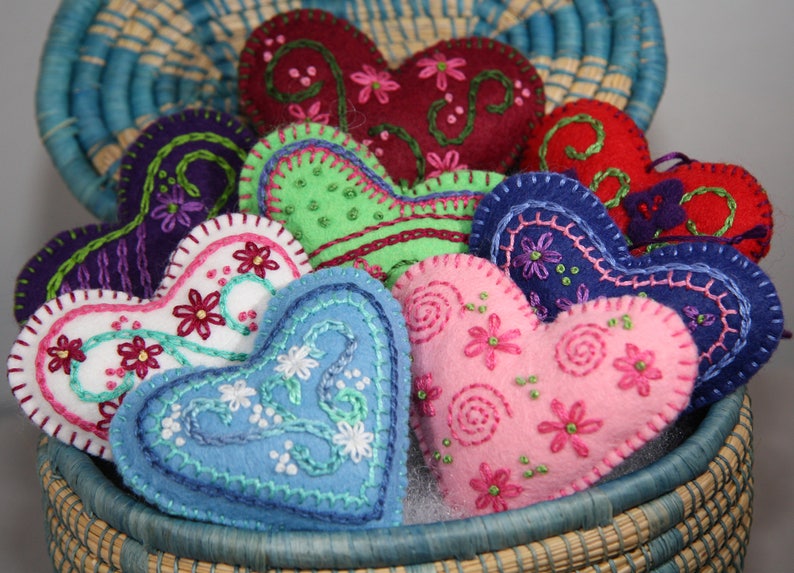 Hearts Ornament Pattern - Etsy Canada