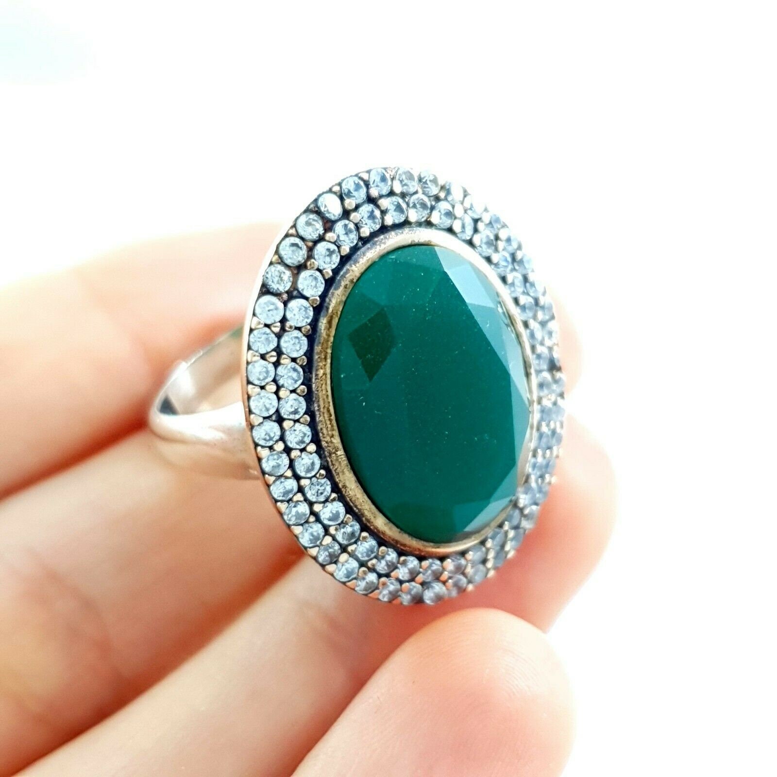 Hurrem Sultan Rings Turkish Jewelry Ring Emerald Silver | Etsy