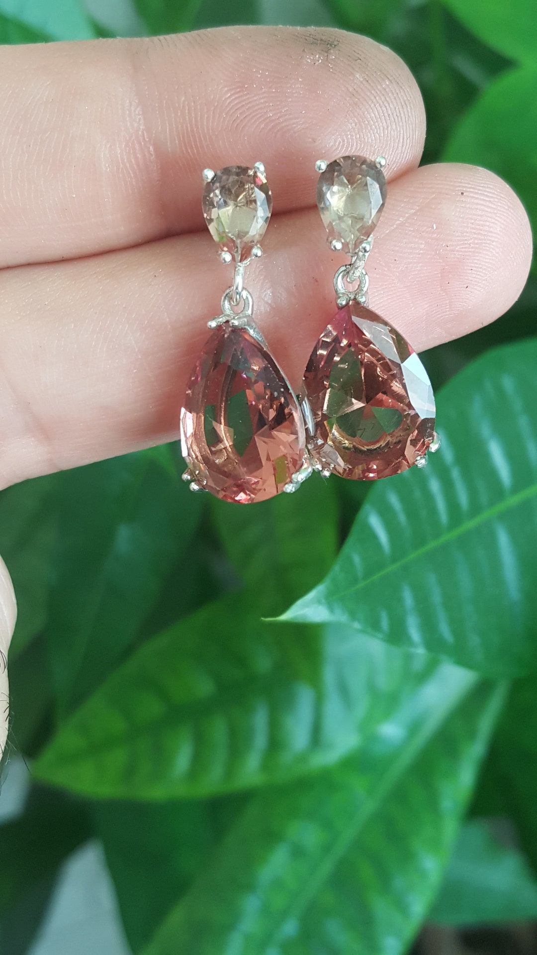 Turkish Jewelry Handmade 925 Silver Earrings Color Chamging Sultanite ...