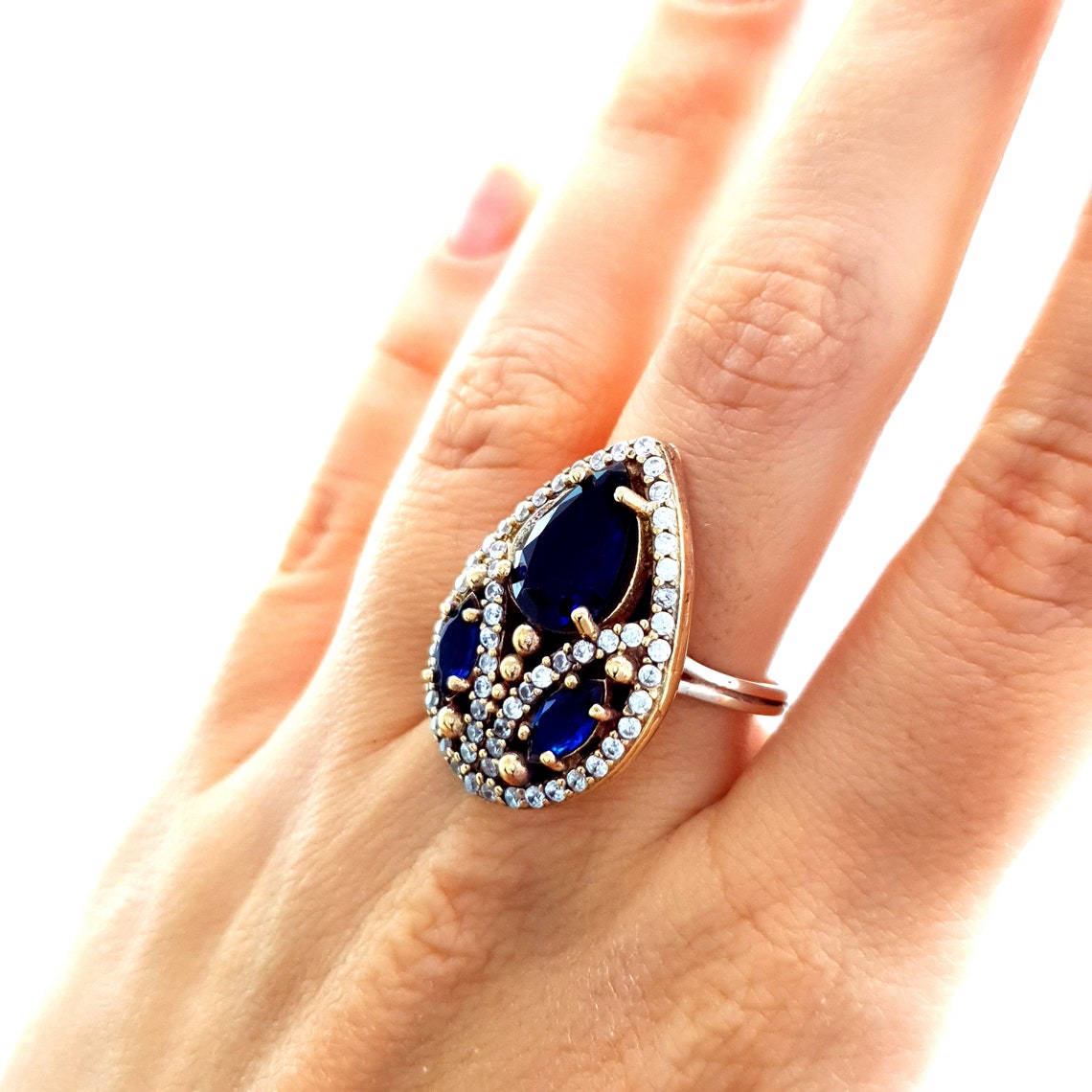 Hurrem Sultan Rings Turkish Jewelry Ring Emerald Silver - Etsy