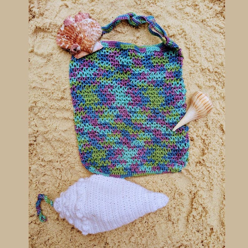 Shell Collector Bag Crochet Pattern - Etsy