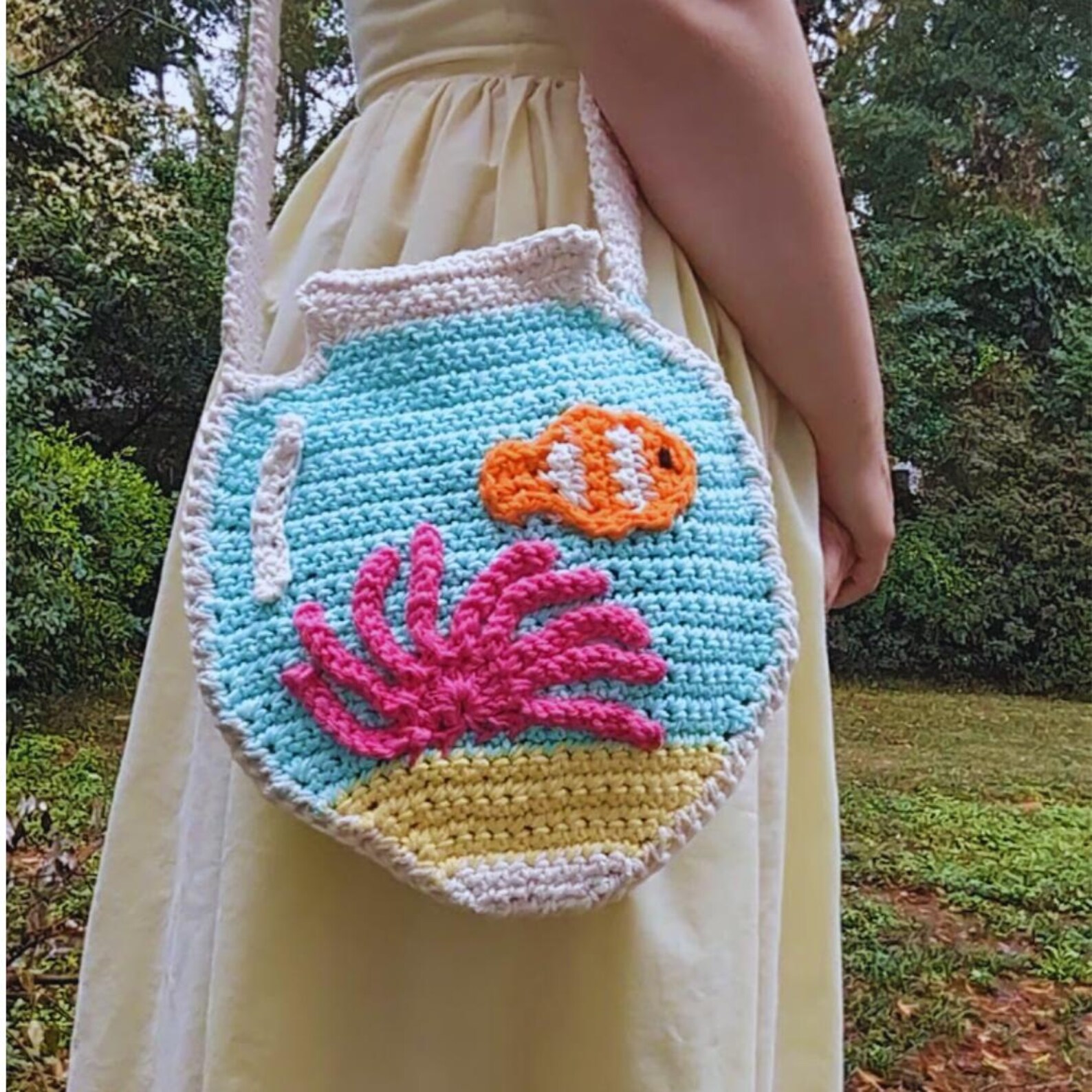 Fishbowl Crossbody Purse Crochet Pattern - Etsy