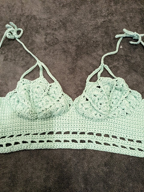 Shell Balconette Bralette Crochet Pattern - Etsy