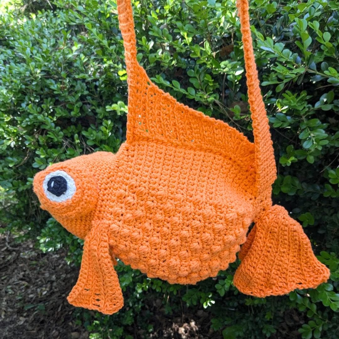 Fancy Goldfish Purse Crochet Pattern - Telescope Eye Goldfish - Etsy