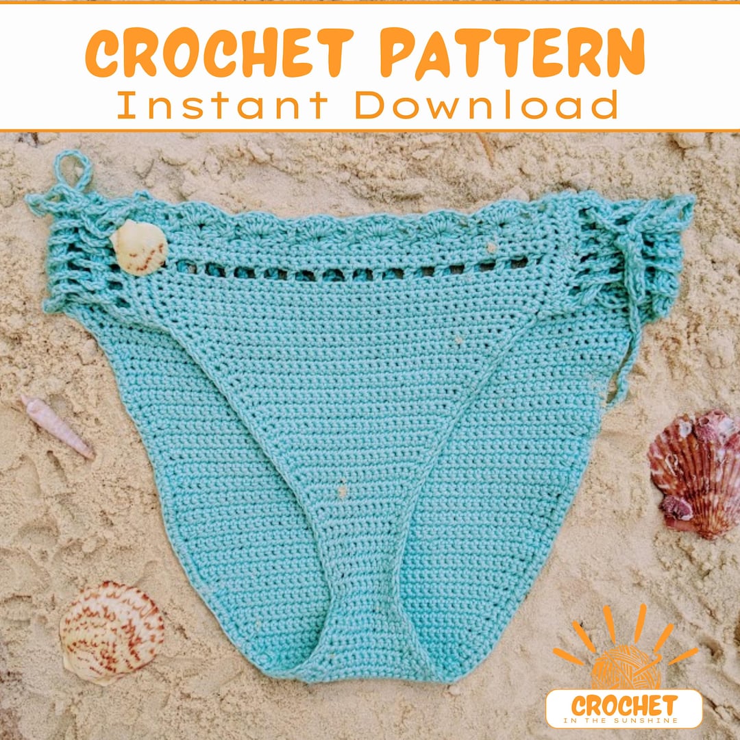Shell Bikini Bottom Crochet Pattern - Etsy