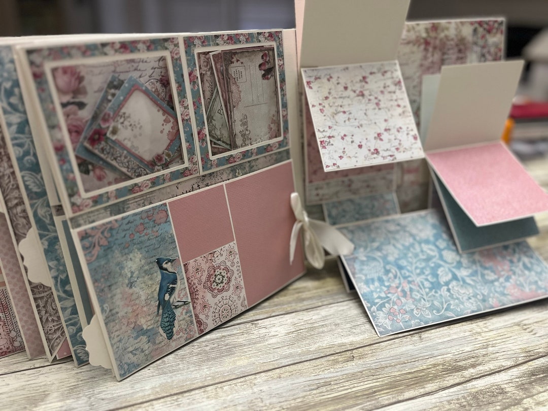 TUTORIAL, 10X10, Scrapbook Mini Album, Stamperia Sweet Winter, Graphic ...