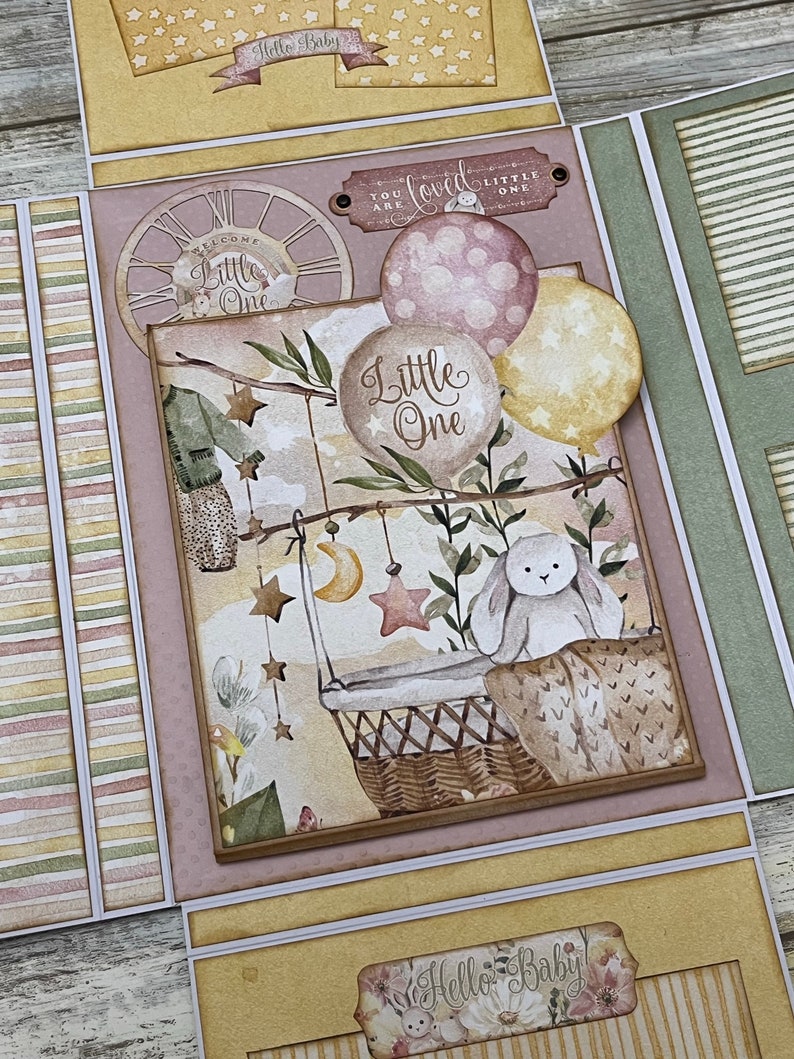 TUTORIAL, Graphic 45, Little One, Scrapbook Folio - Etsy