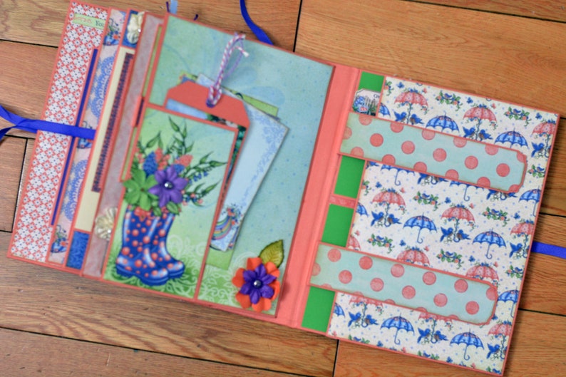 TUTORIAL (PDF) Singing in the Rain Scrapbook Album - Etsy