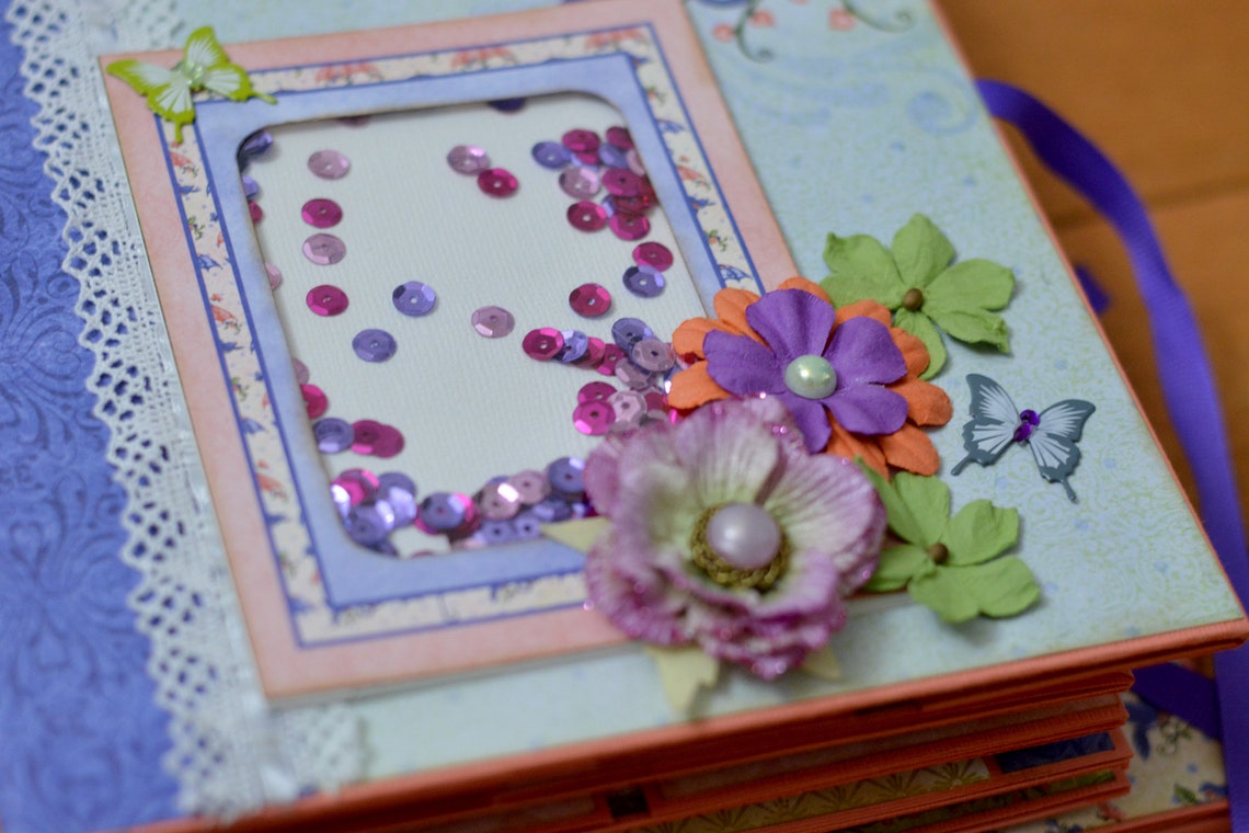 TUTORIAL (PDF) Singing in the Rain Scrapbook Album - Etsy