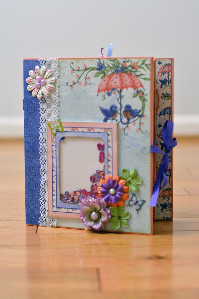 TUTORIAL (PDF) Singing in the Rain Scrapbook Album - Etsy