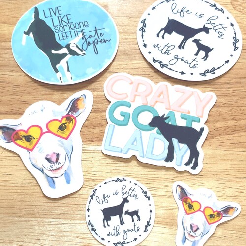 Goat Sticker | Etsy