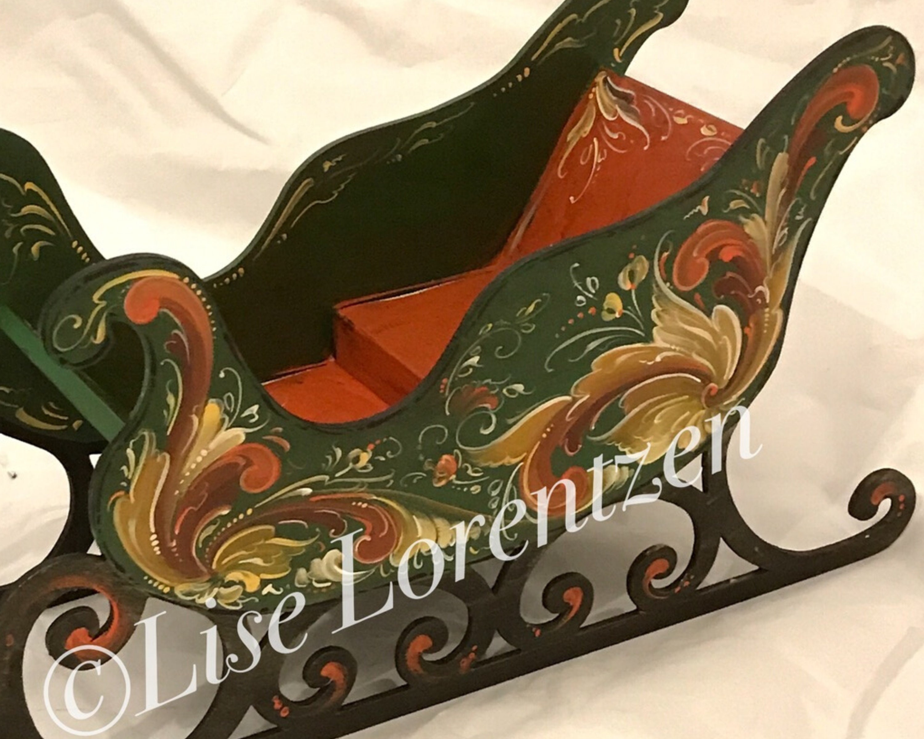 Painting Pattern Packet-rosemaling-green Telemark - Etsy