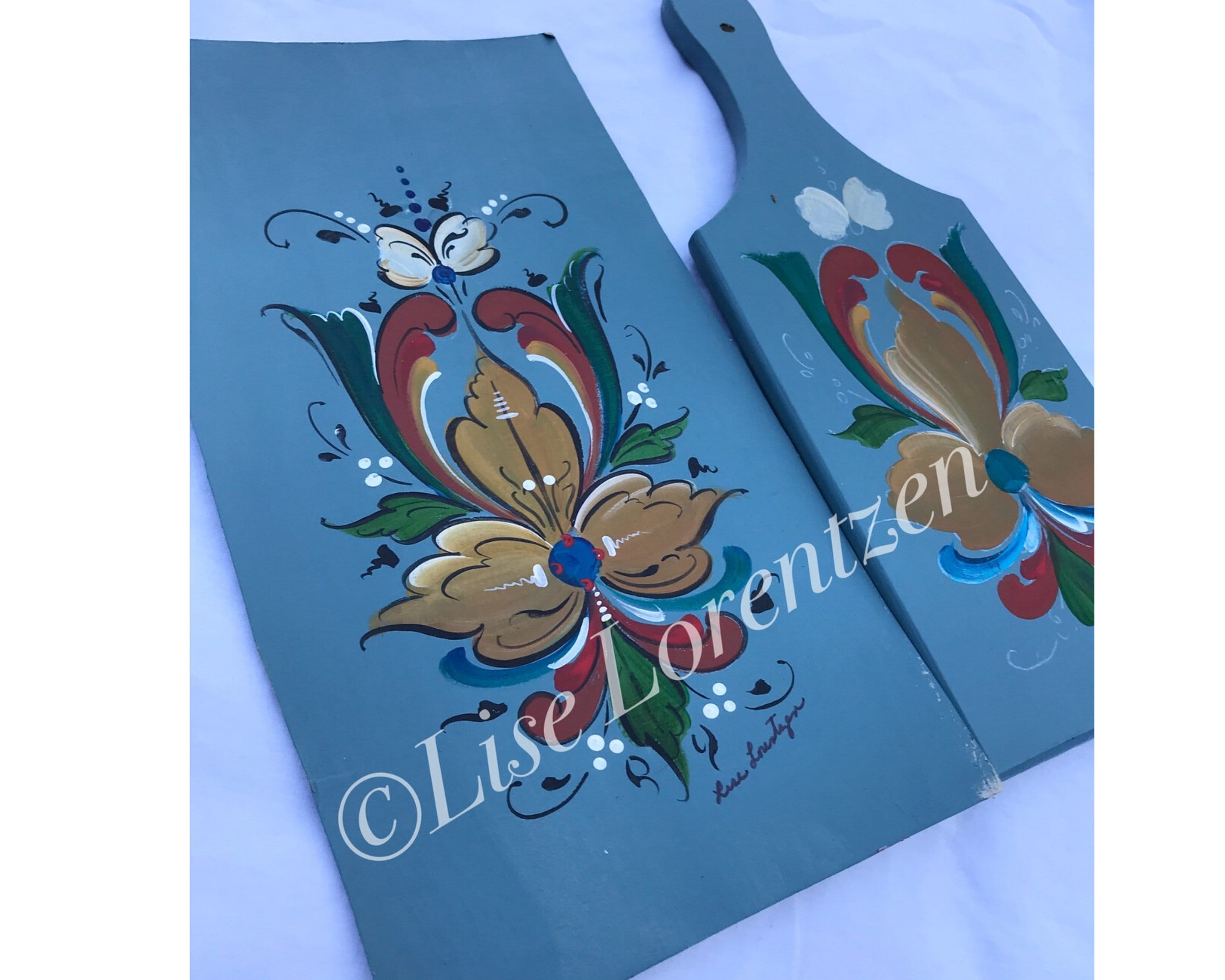 PDF Instant Download Painting Pattern Packet-rosemaling-easy Hallingdal ...